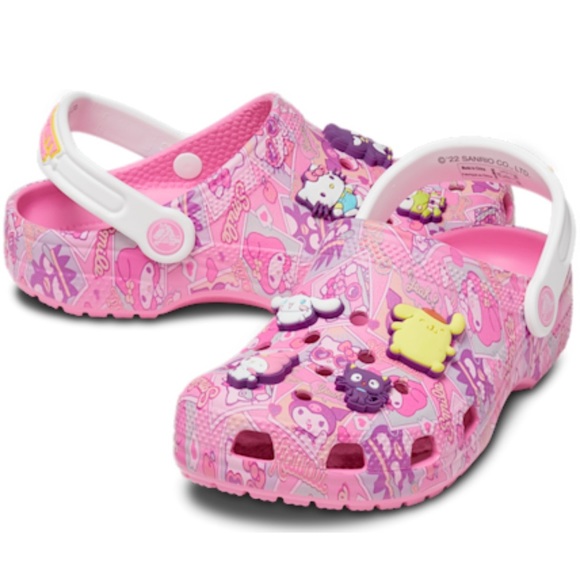 CROCS | Shoes | Nwt Crocs Hello Kitty Limited Edition Classic Clogs J5 ...